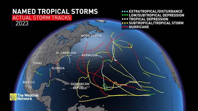 A strange, historic 2023 Atlantic hurricane season finally ends - The ...