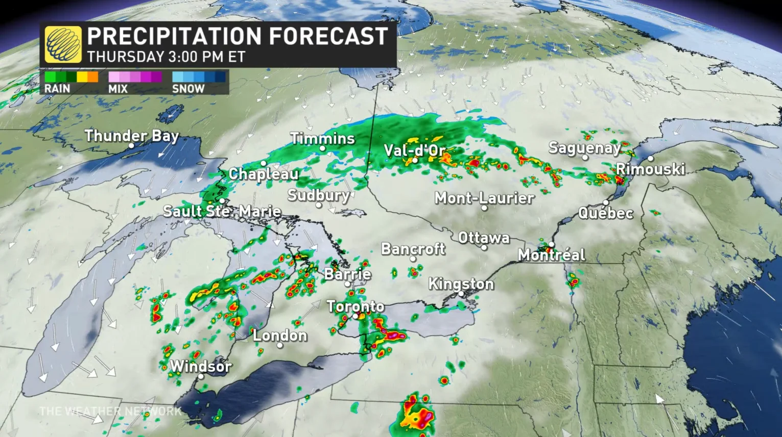 A stormy end to the September heat sweeps across Ontario, Quebec ...