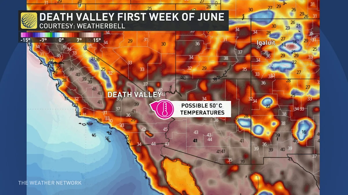 How Death Valley can reach the hottest temperatures on Earth - The ...