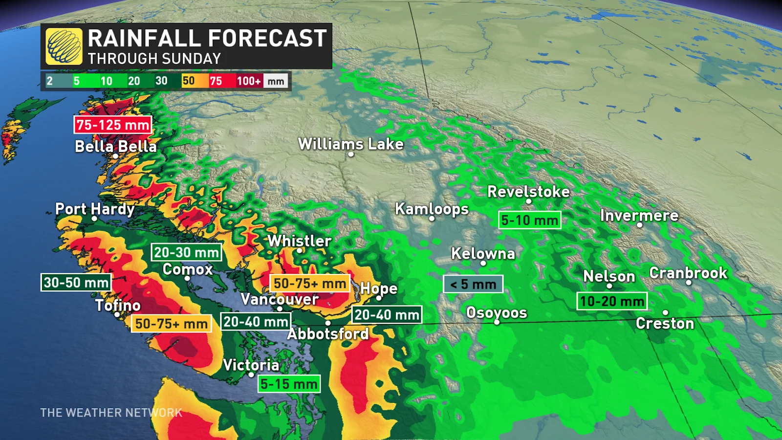 High winds, heavy weekend rain raises outage risk in B.C. - The Weather ...