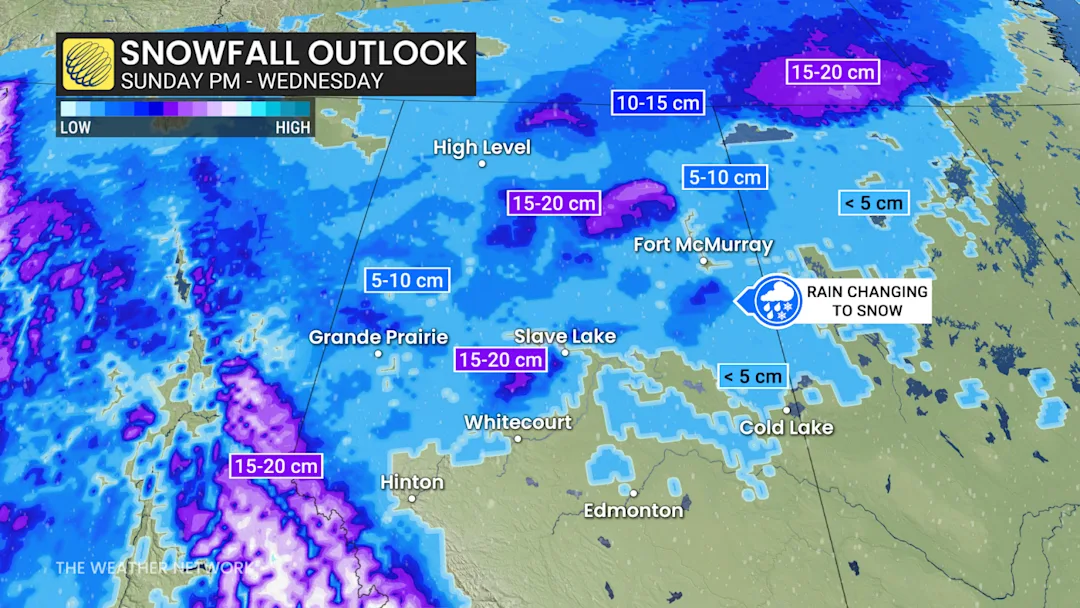 Substantial fall snow forecast for parts of Alberta - The Weather Network