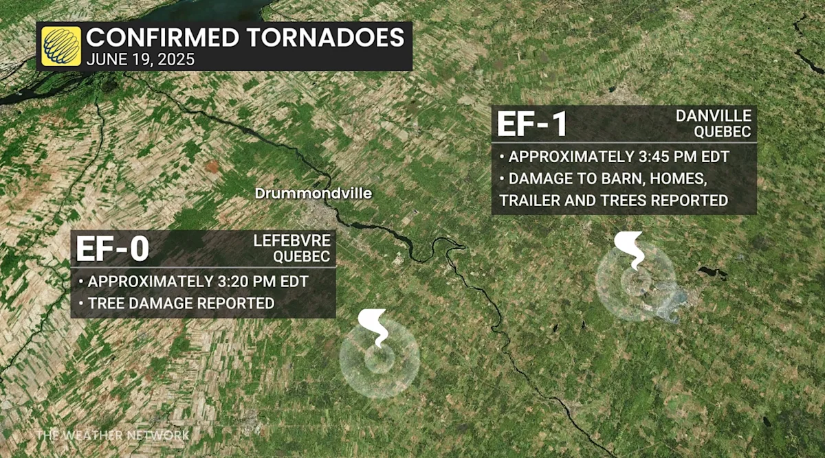 Two tornadoes confirmed in Quebec as severe weather season ramps up ...