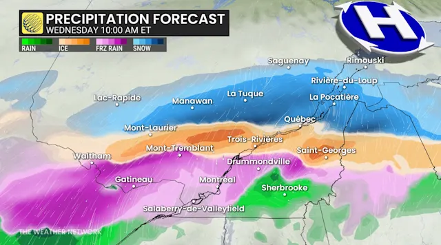 Potentially 'critical' freezing rain event threatens Quebec - The ...