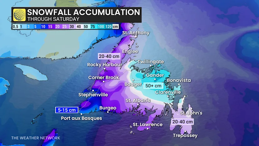 Christmas Day blizzard to bring heavy snowfall, strong winds to ...