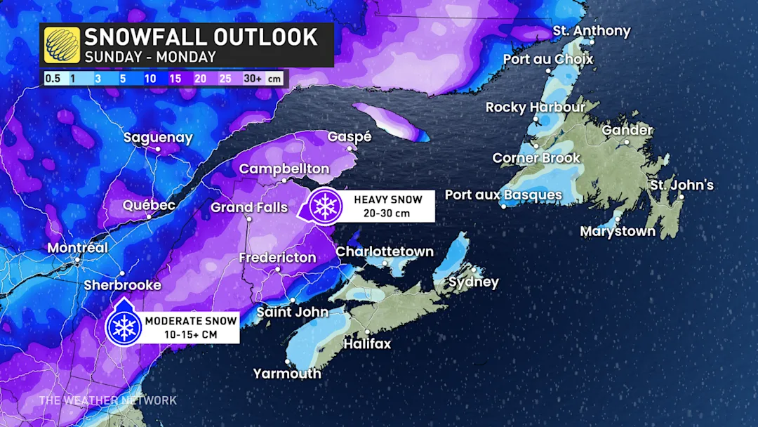 Significant winter storm aiming for Atlantic Canada, eastern Quebec ...