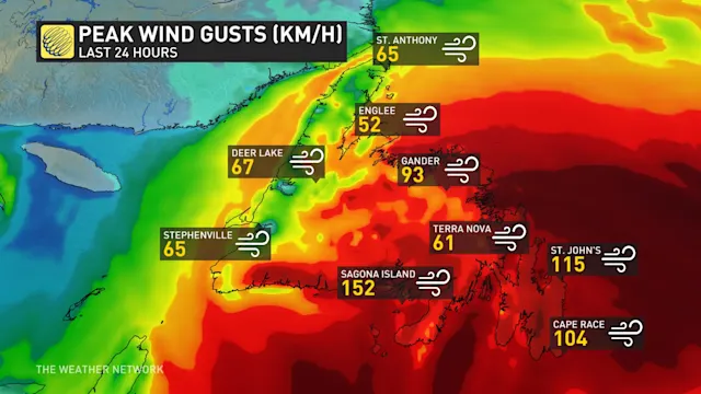 Impactful storm blasts parts of the East Coast with intense winds ...