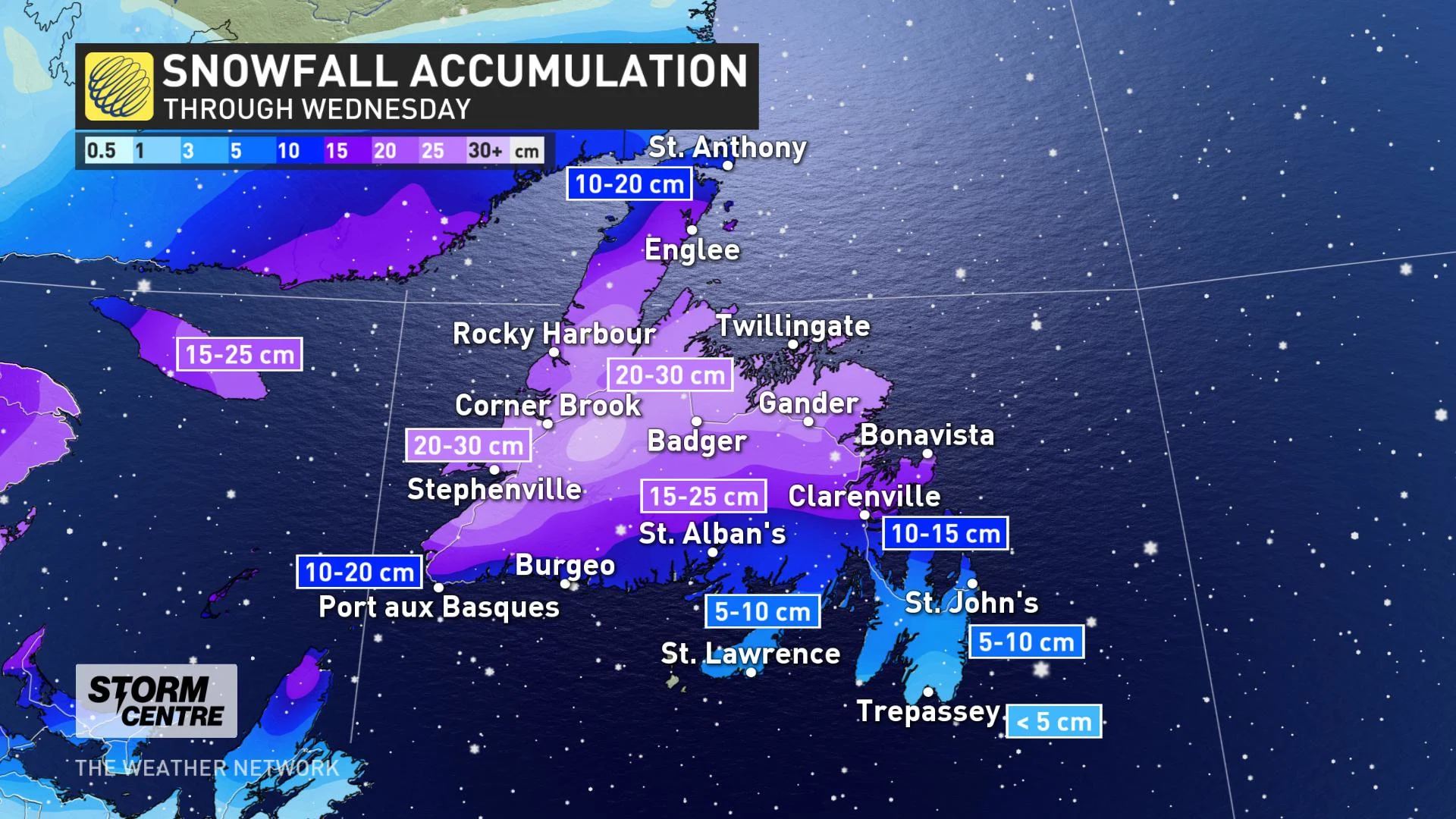 Strong winds, sea-effect snow in Atlantic Canada on Wednesday - The ...