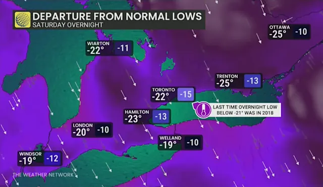 -20°C forecast this weekend in Toronto, could it be our last? - The ...