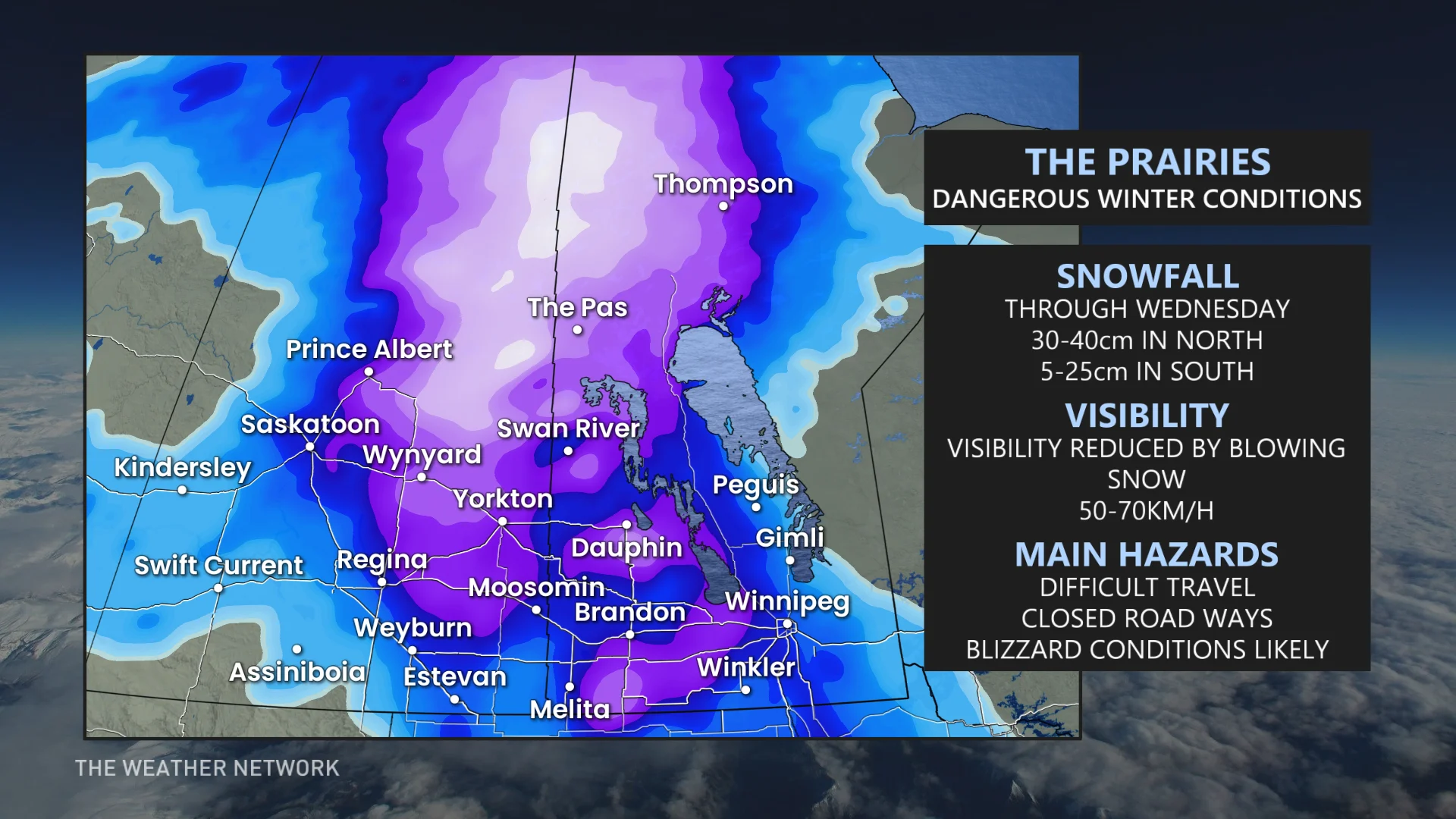 Dangerous snow, blizzard-like conditions persist into Wednesday over ...