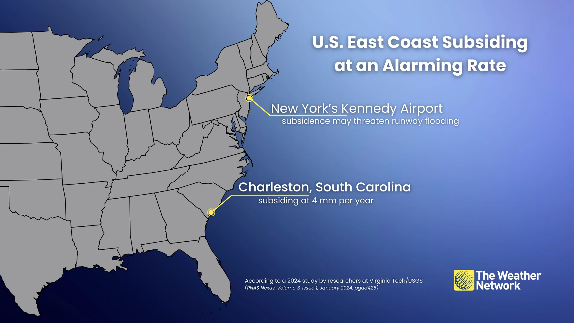 Millions at risk as land sinks beneath major coastal cities, study ...