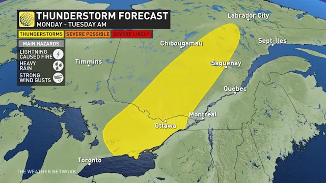 Lightning threat, wildfire smoke may spell trouble for Central Canada ...