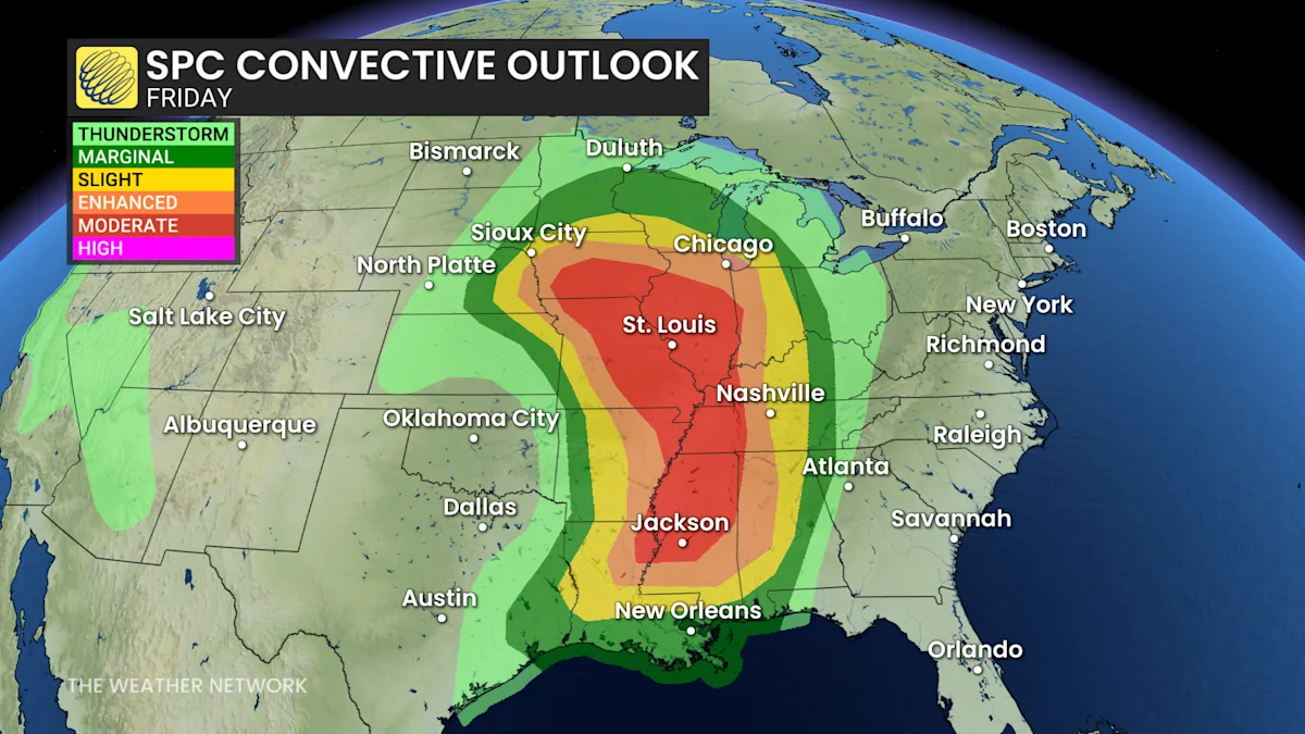 Rare ‘high risk’ severe storm outbreak could fuel intense twisters ...
