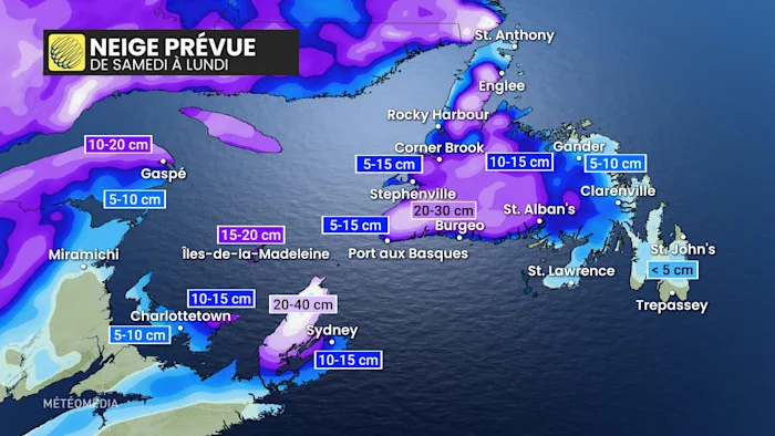 Une bombe météo va se faire ressentir jusqu'au Québec - MétéoMédia