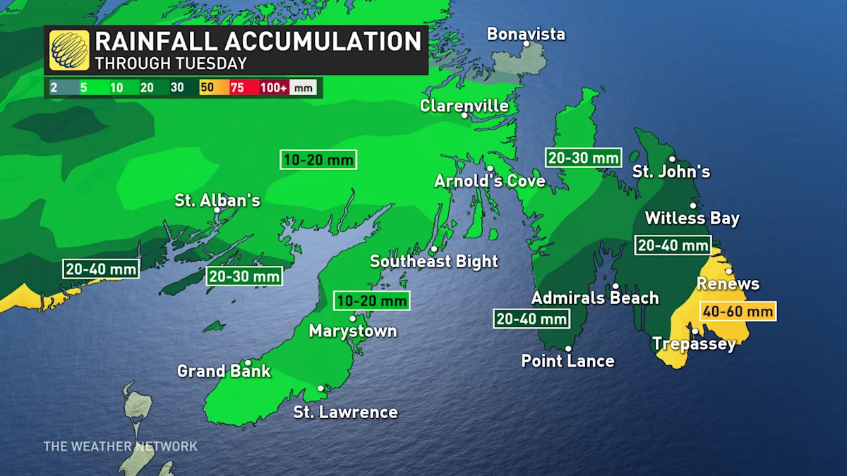 Ernesto's soaking rains, high surf to impact Newfoundland through ...