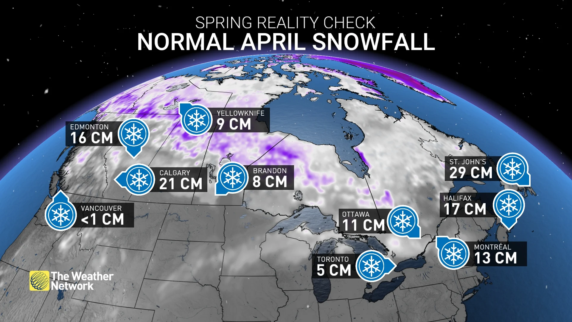 A typical April’s weather across Canada is one wild ride - The Weather ...
