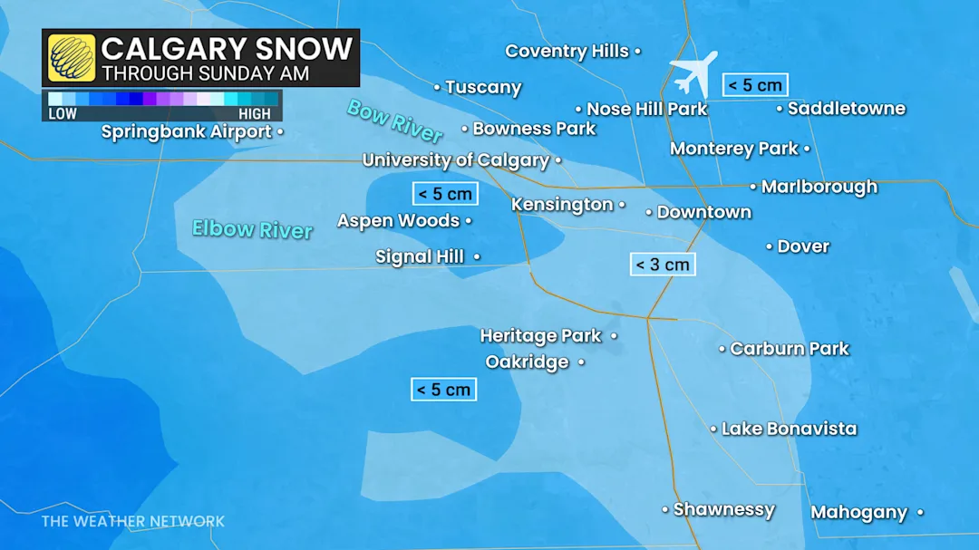 First snowfall this fall for Calgary, but it comes with a catch - The ...