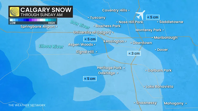 First snowfall this fall for Calgary, but it comes with a catch - The ...