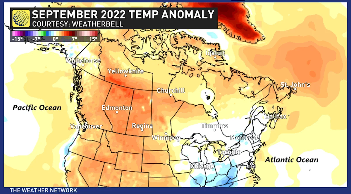 Canada's October outlook: Slow slide or freefall into colder weather ...