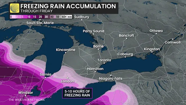 Impactful snow and ice threaten Ontario's Boxing Day - The Weather Network