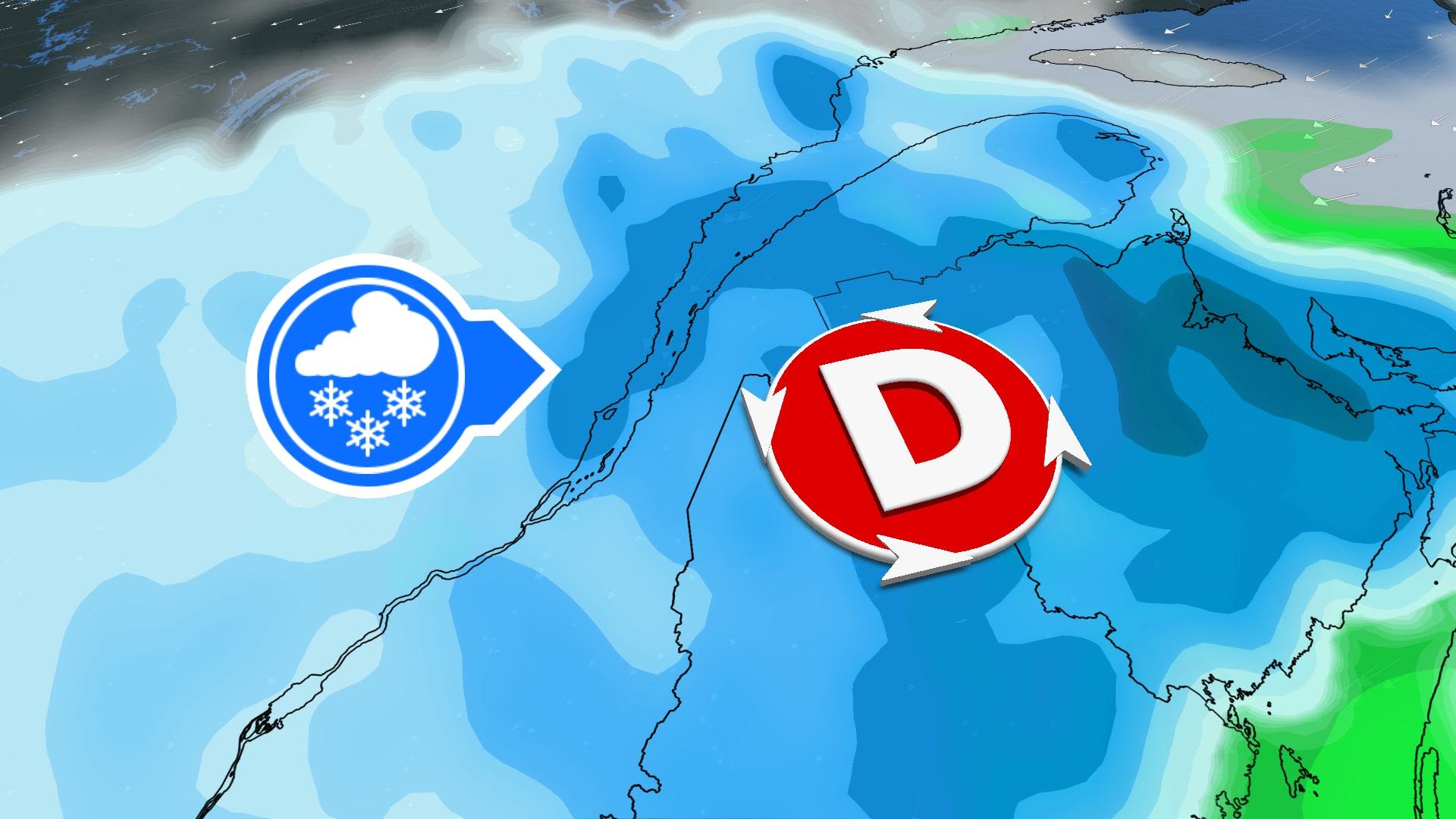 Jusqu'à 35 cm de neige possibles : la tempête est loin d'être terminée ...