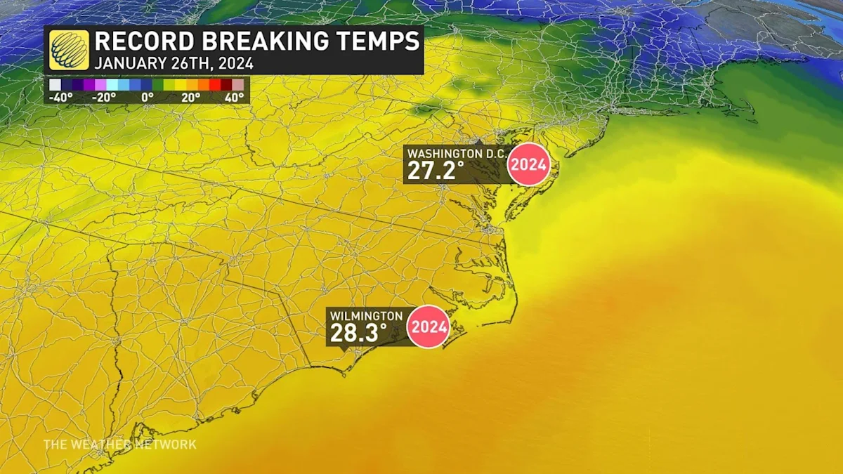 All-time January heat records fall as astounding warmth hits North ...