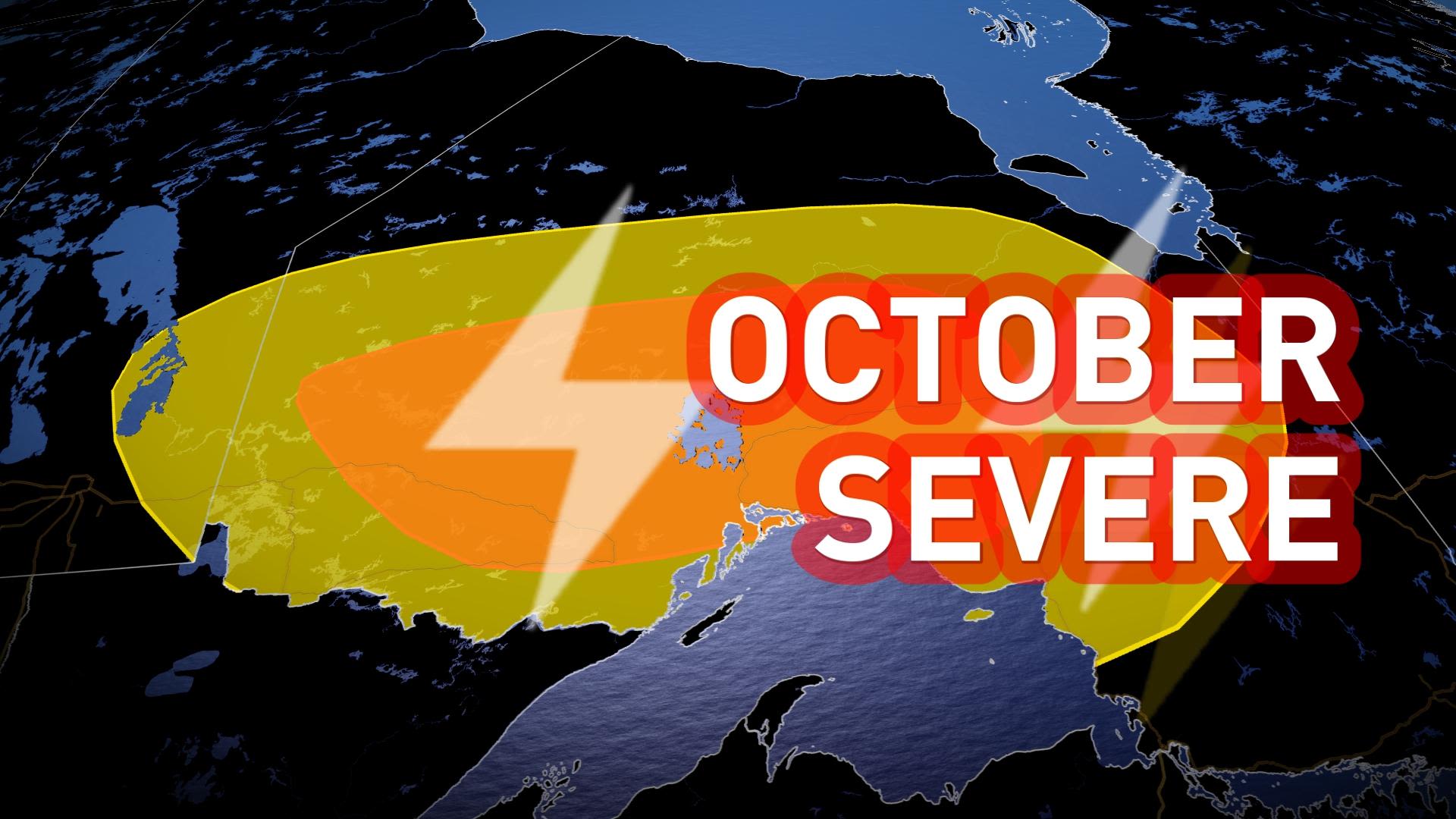 Rare mid-fall severe storm threat builds in Ontario on Sunday - The ...