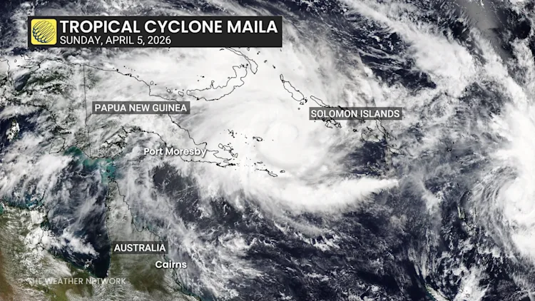 Cyclone Maila is a very unusual storm set to rapidly intensify - The ...