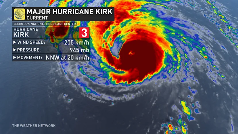 Sprawling, mighty Hurricane Kirk whipping up swells to Canadian shores ...