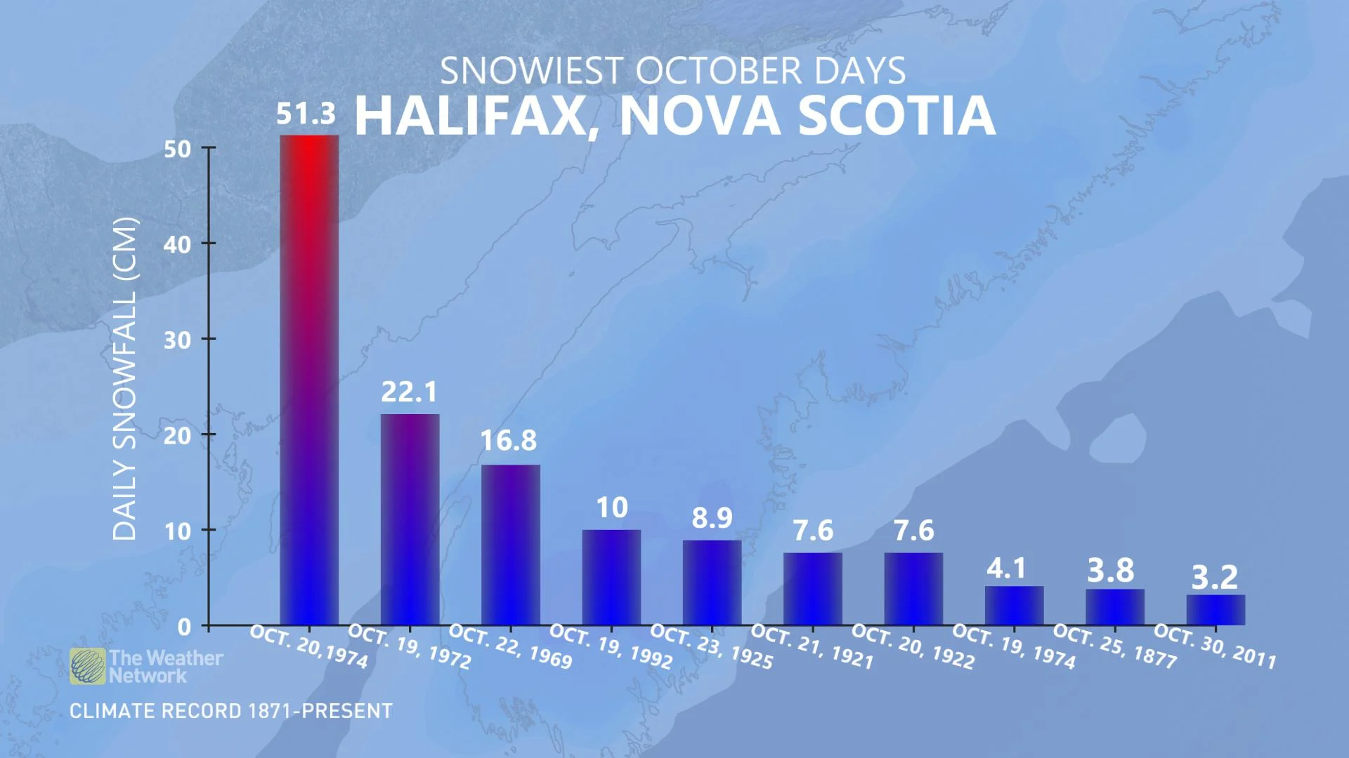 Halifax may see one of its snowiest October days on record Friday - The ...