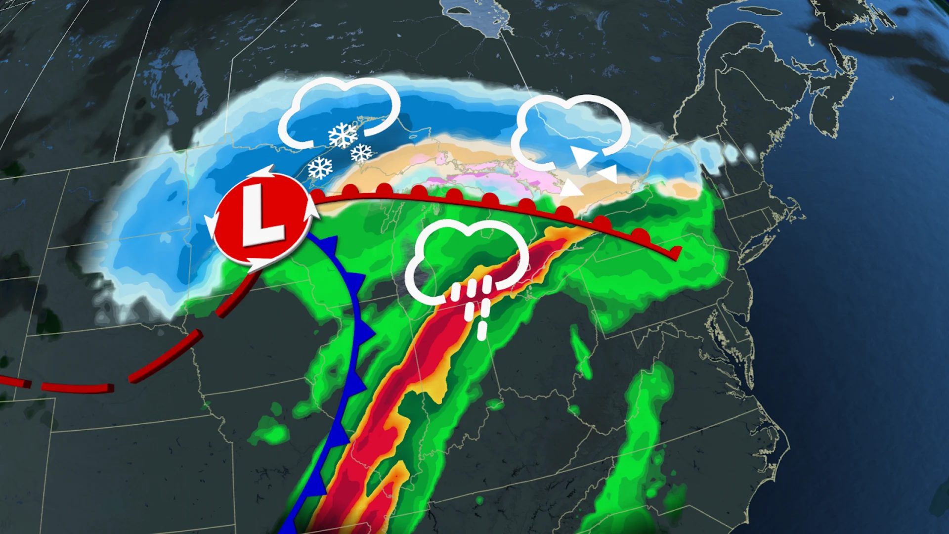 Widespread wintry, icy weather will slow down Ontario's workweek - The ...