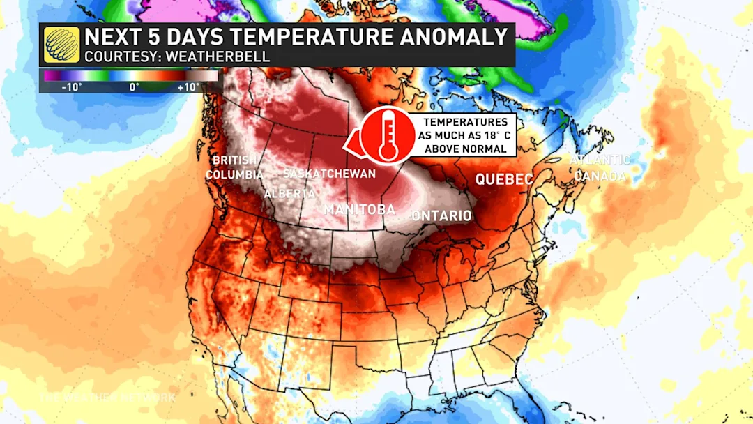 All-time January warmth building over Prairies this week - The Weather ...