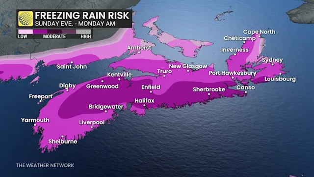 Heavy snow, significant ice blanketing the Maritimes into Monday - The ...