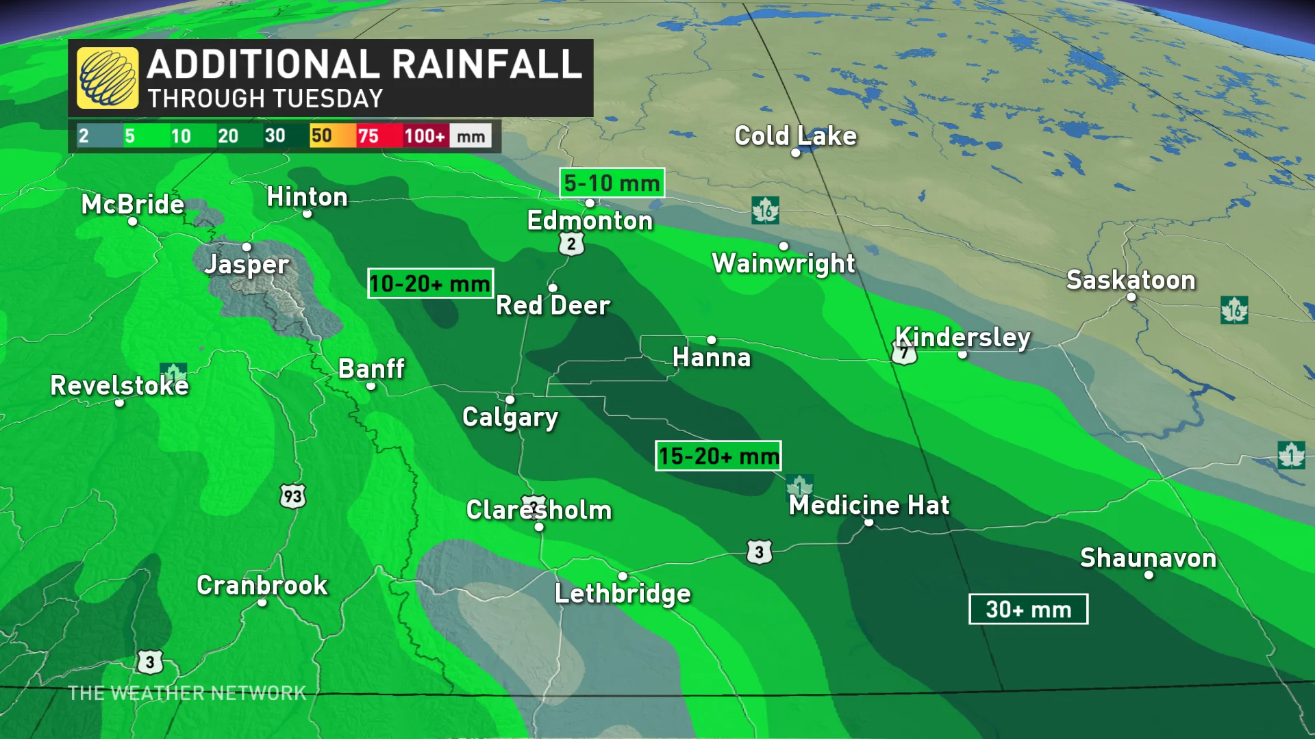 Widespread rainfall brings some relief to drought conditions in Alberta ...