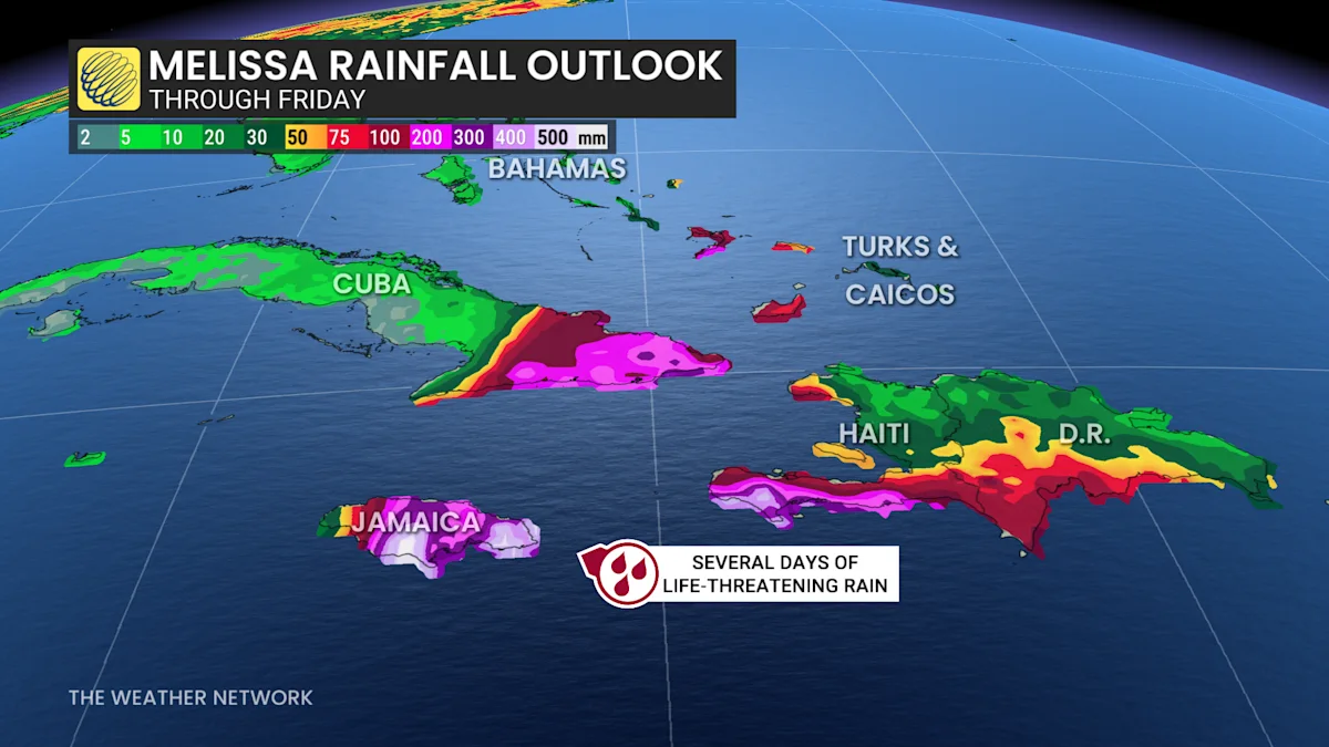 Category 5 Hurricane Melissa causes catastrophic impacts in Jamaica ...