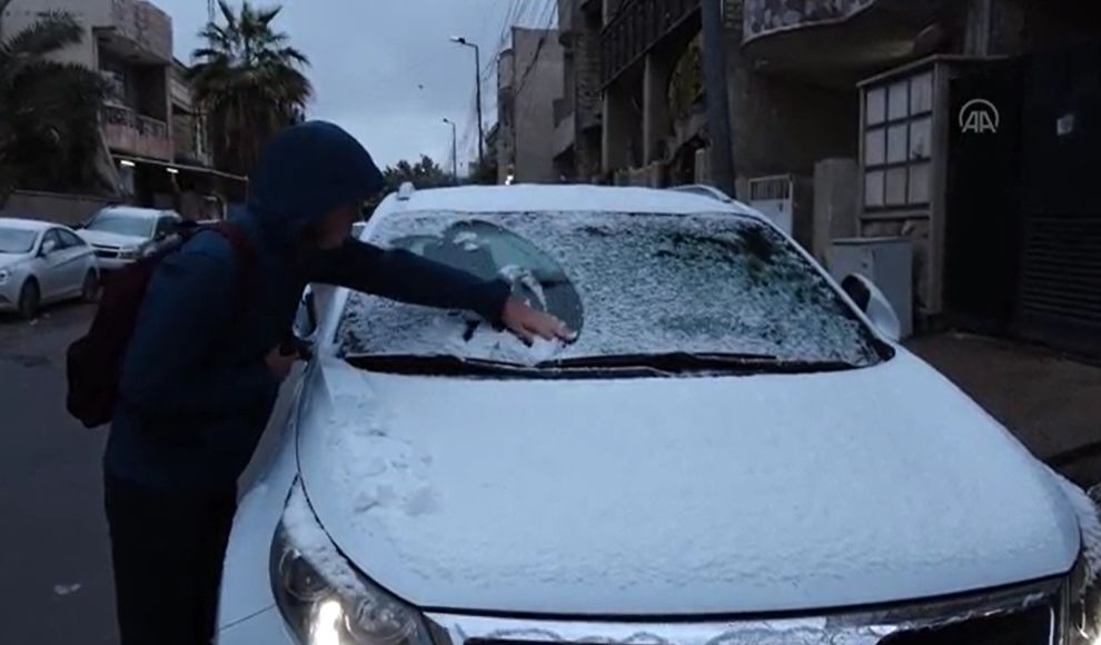 Rare snowfall blankets Iraqi capital Baghdad - The Weather Network