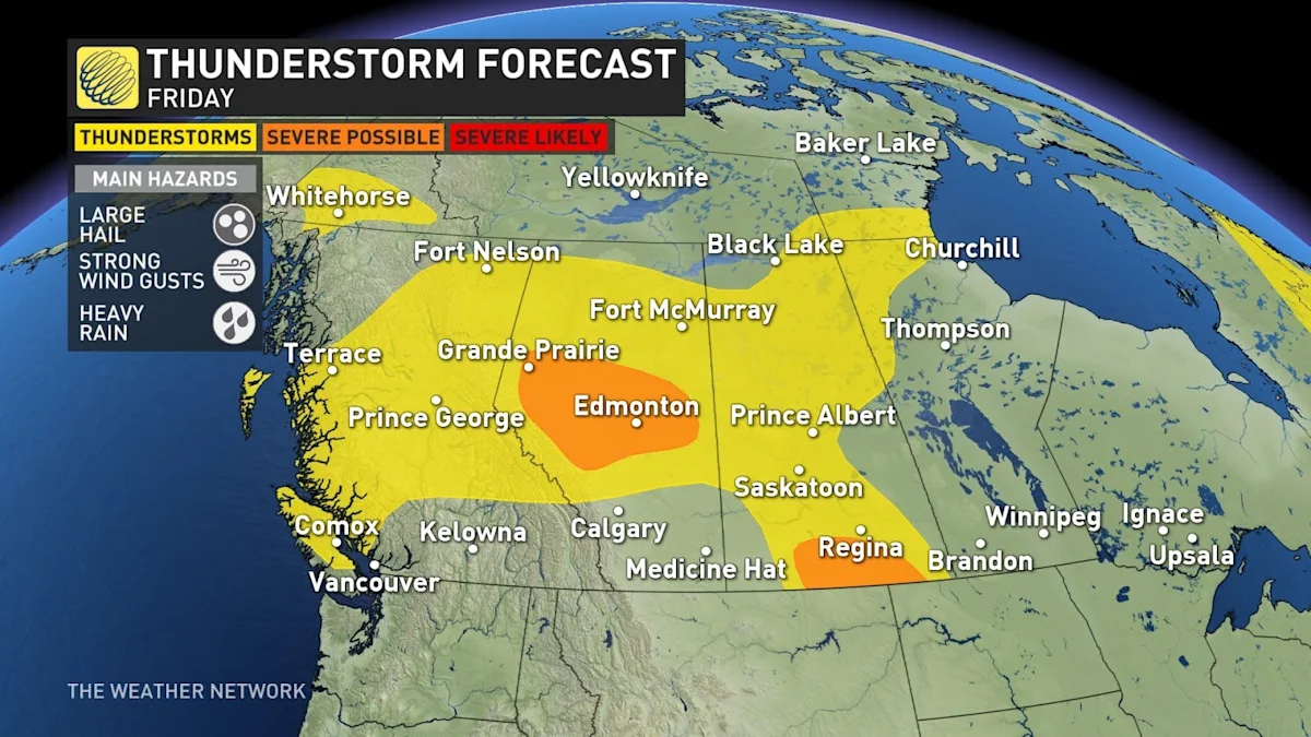 Pattern change brings cool, wet weather to the Prairies and B.C. - The ...