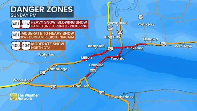 40+ cm possible as intense snow hits southern Ontario - The Weather Network