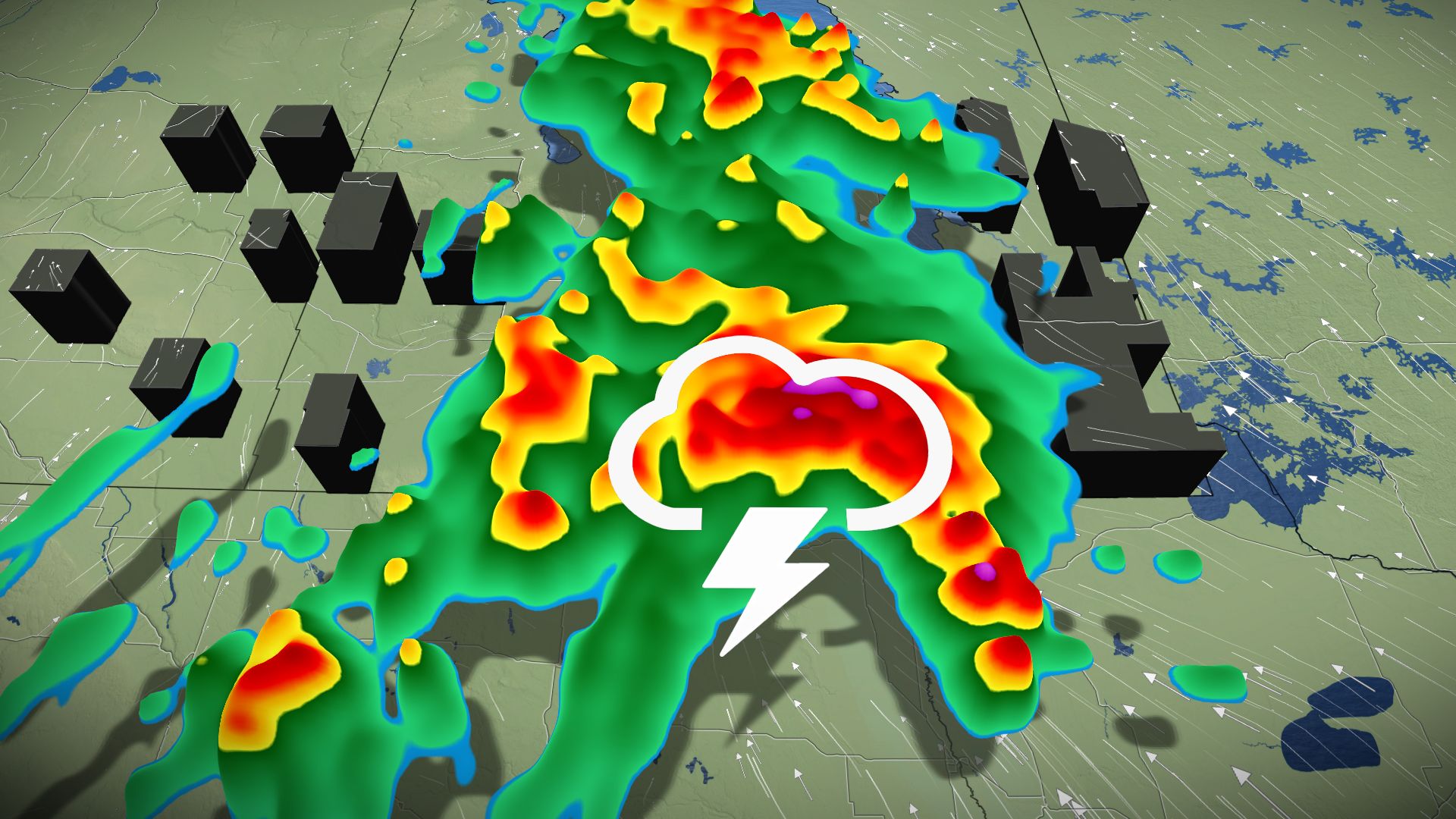 Conditions conducive for potent storms with heavy rain in southern ...