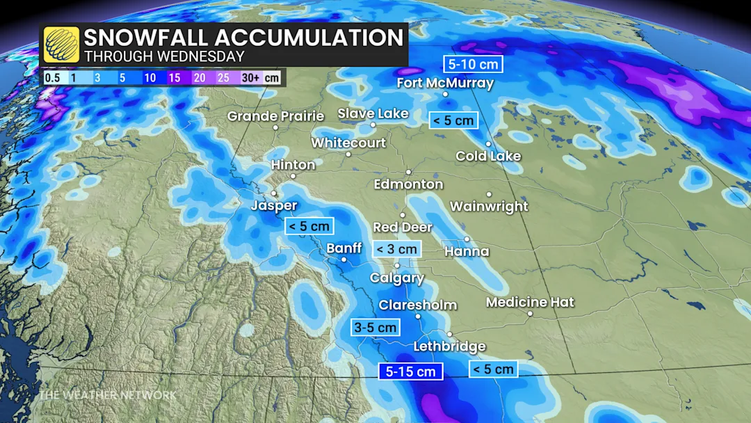 Don't let the warmer weather fool you, snow returns to Alberta soon ...