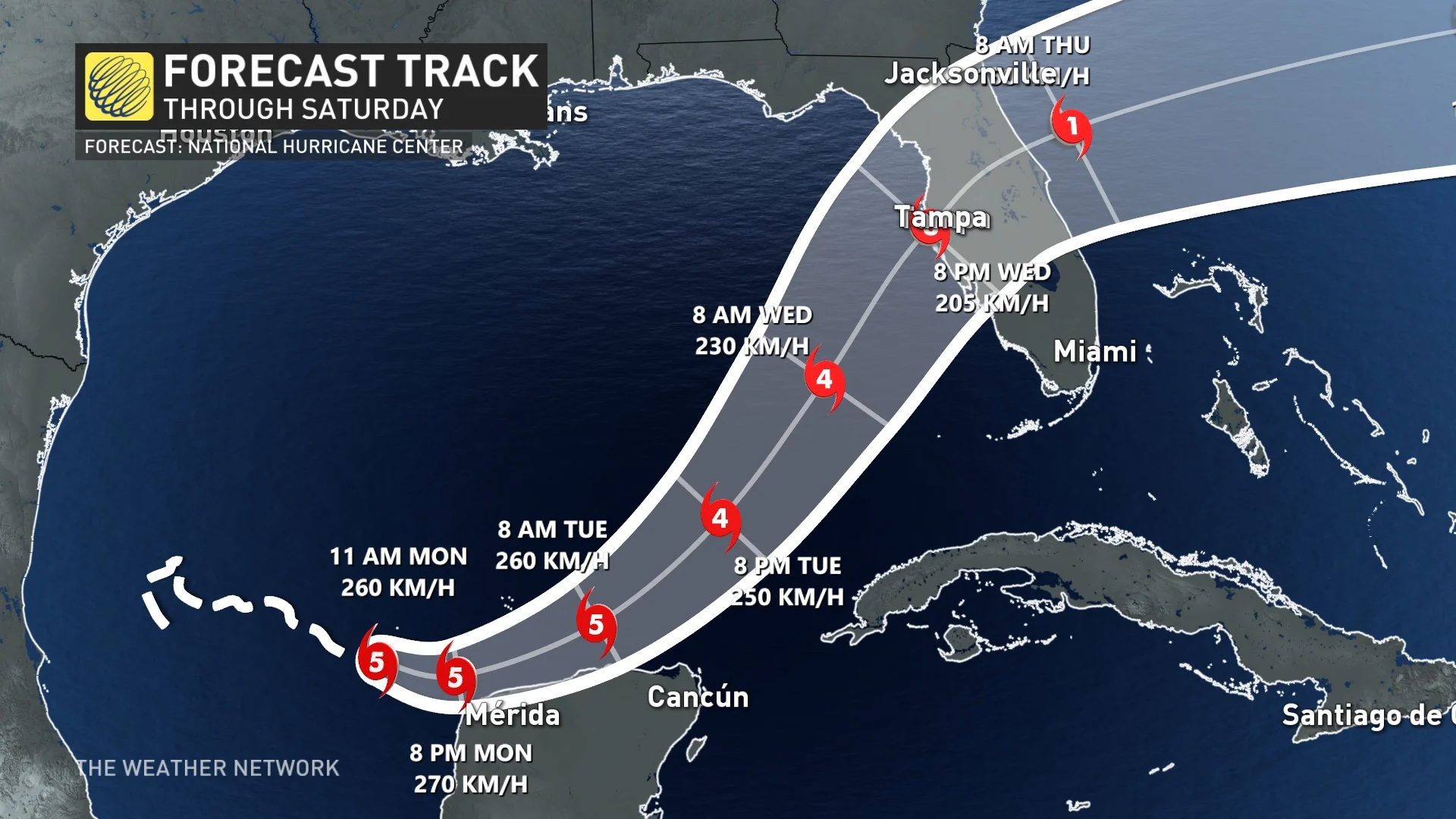 Florida braces for major Hurricane Milton as it 'explosively intensifies' - The Weather Network