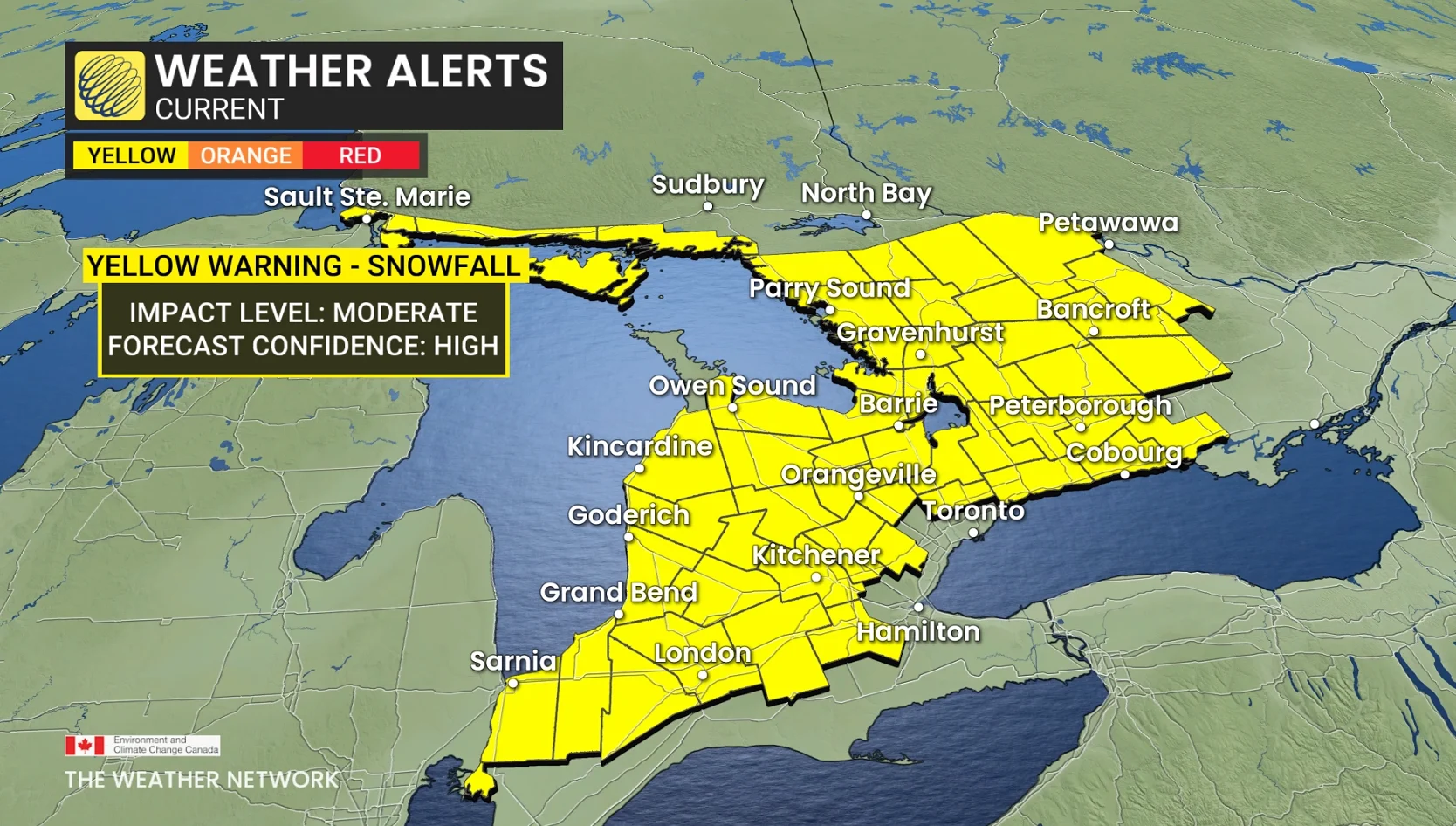 Up to 20 cm of additional snow heading for southern Ontario - The ...