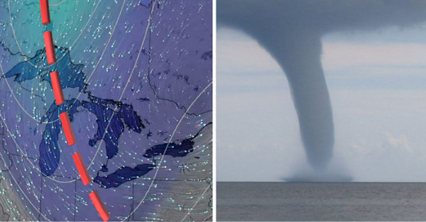 First significant Great Lakes waterspout outbreak of the season - The ...