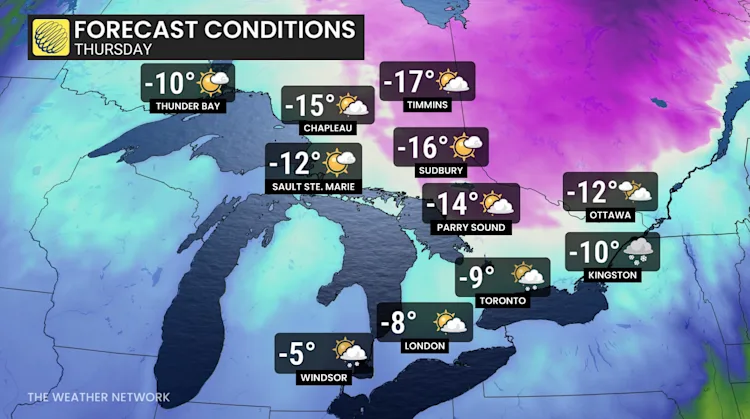 Windy, warm, and wet weather in Ontario before winter returns - The ...
