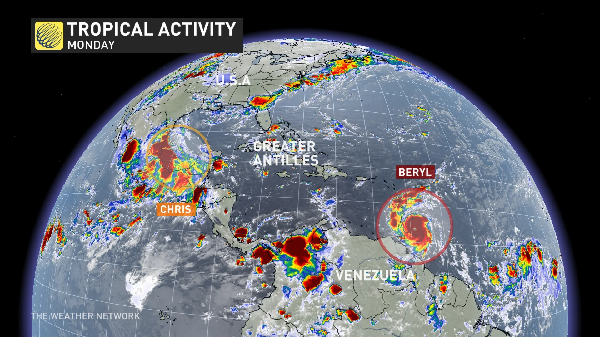 Hurricane Beryl drops to Category 4 strength after breaking records ...