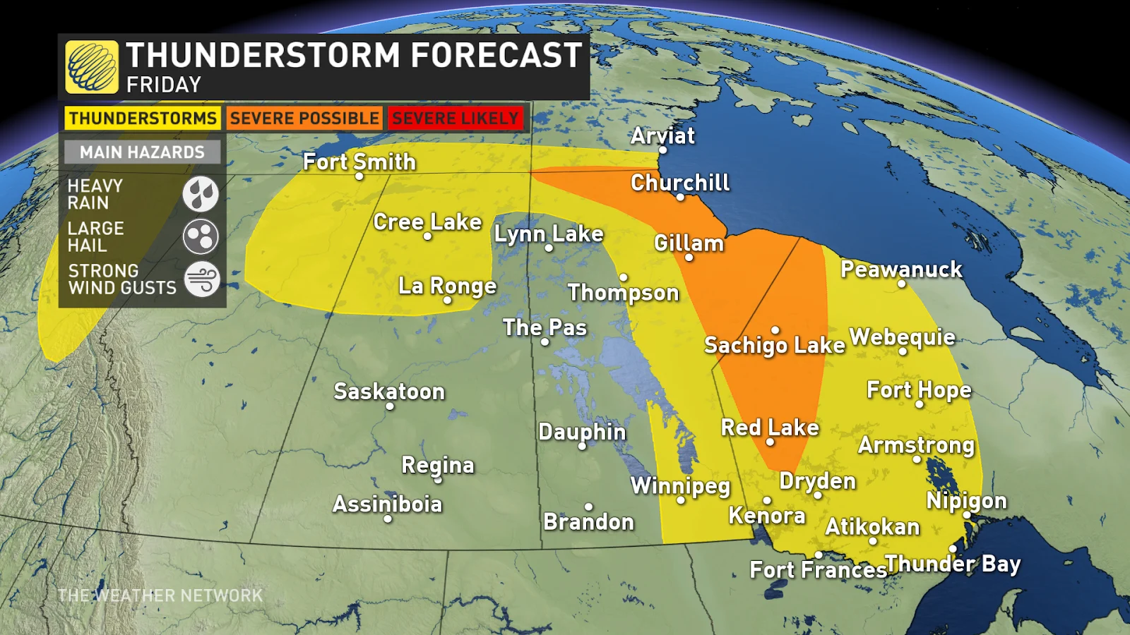Shifting ridge brings more storms and heat to the Prairies - The ...