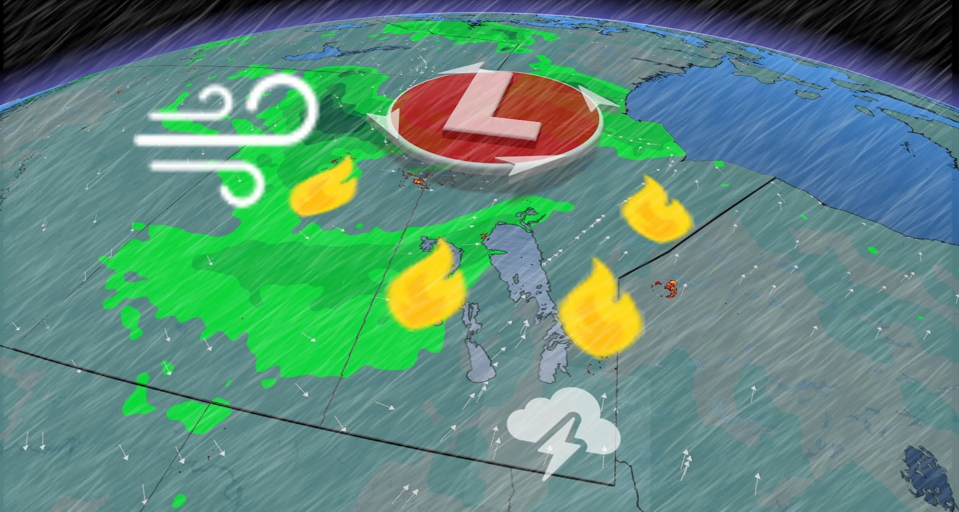 Prolonged rain chance offers some relief to wildfire-stricken Prairies ...