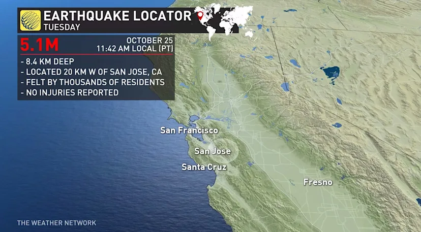 San Francisco Bay Area shaken by its largest earthquake since 2014 ...