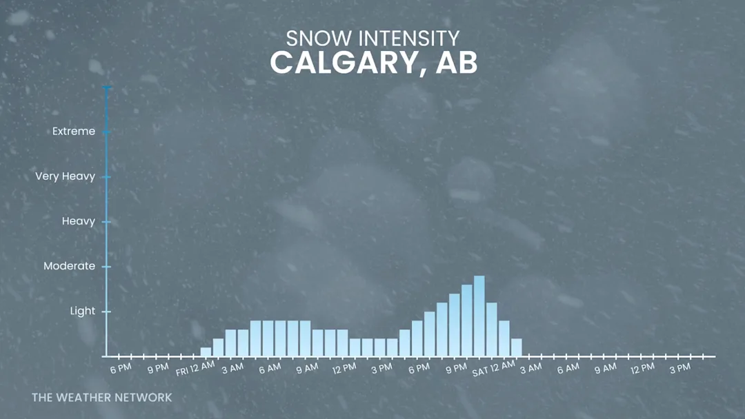 Up to 30 cm of snow for Alberta as Arctic winds arrive Friday - The ...