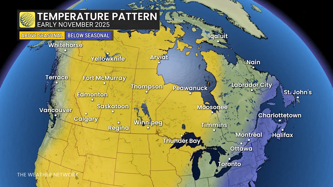 November will bring Canada extended fall, but winter lurks - The ...