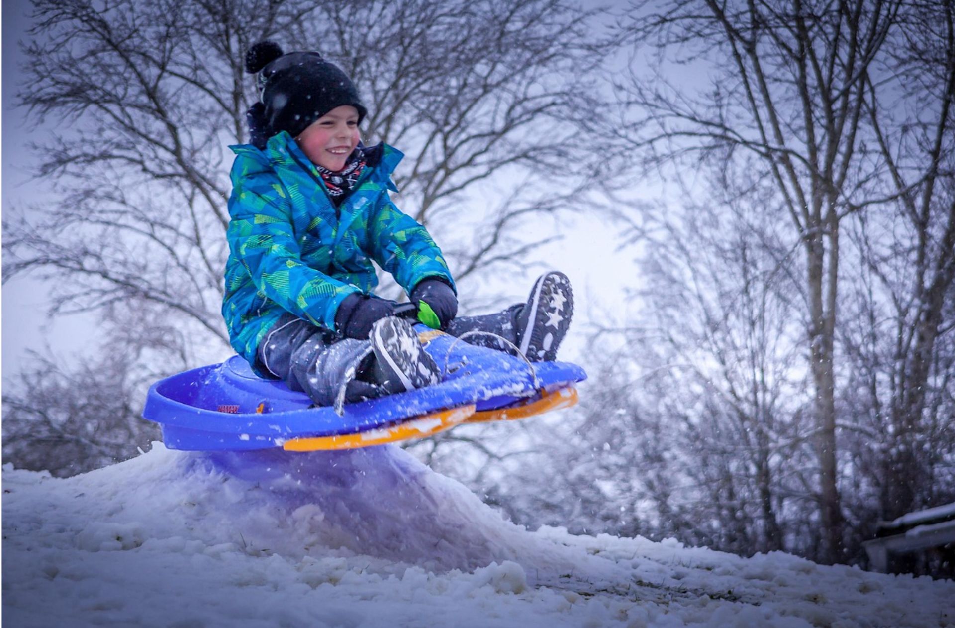 Weekend snow: Ideal tobogganing conditions, but don’t neglect safety ...